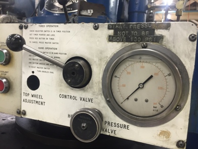 ARMSTRONG Vertical Rotary Lapping Machine. Rebuilt 1998