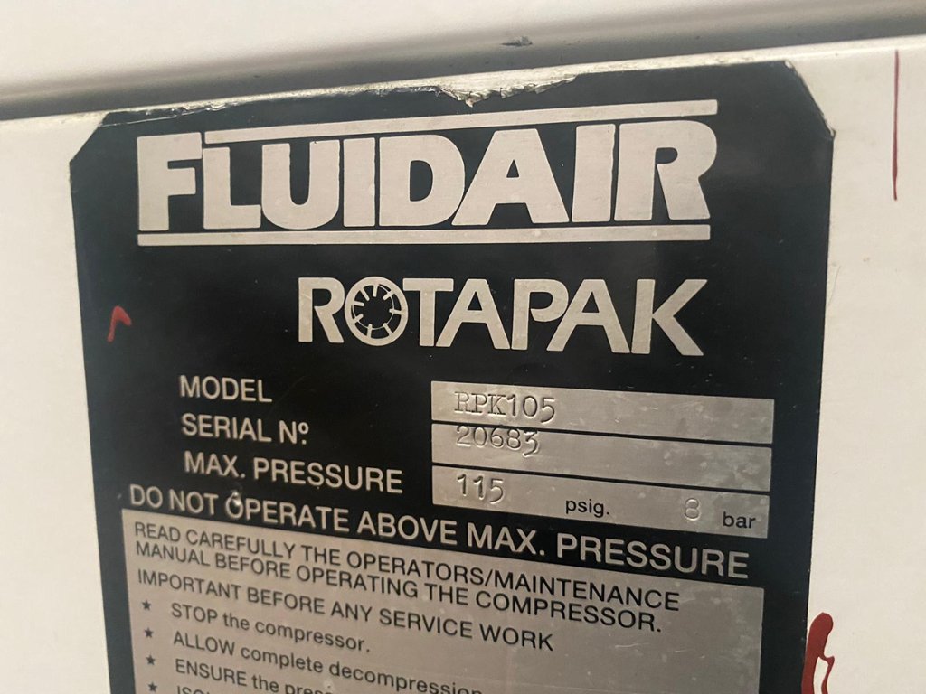 FLUIDAIR Rotapak Screw Compressor