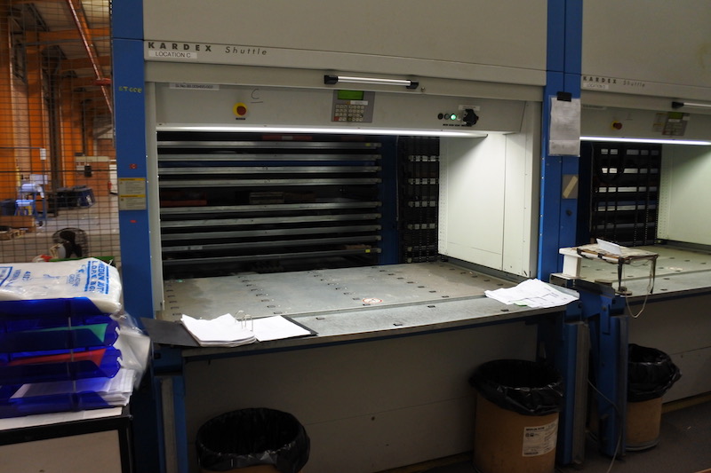 KARDEX Model SHUTTLE 500-1850X863 NT Rotary Storage Unit (Location C)