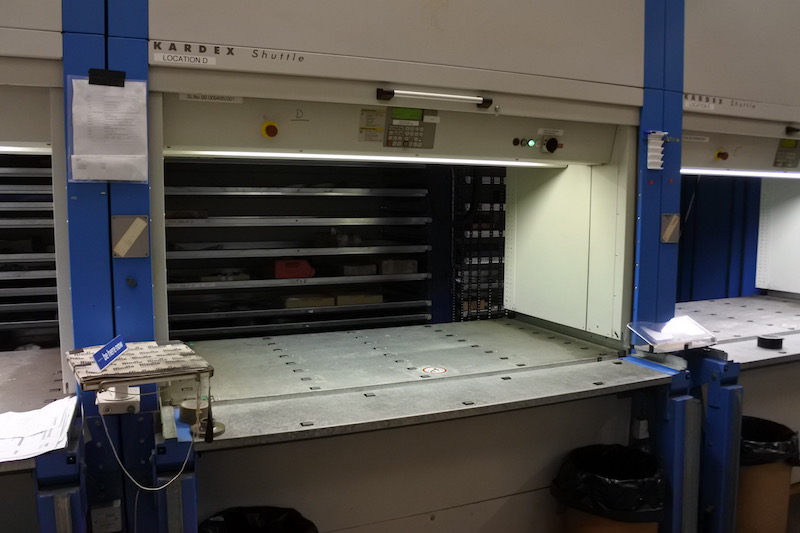 KARDEX Model SHUTTLE 500-1850X863 NT Rotary Storage Unit (Location D)