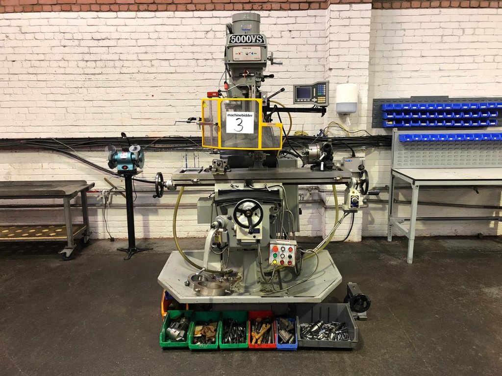 EUROPA Milltech 5000VS Turret Milling Machine