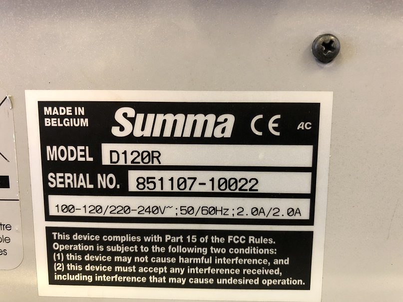 SUMMA D120R Vinyl Cutter