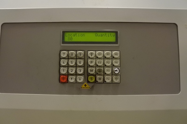 KARDEX Model SHUTTLE 500-1850X863 NT Rotary Storage Unit (Location E)