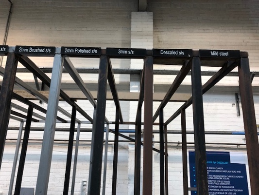 10 Bay Rack with Contents