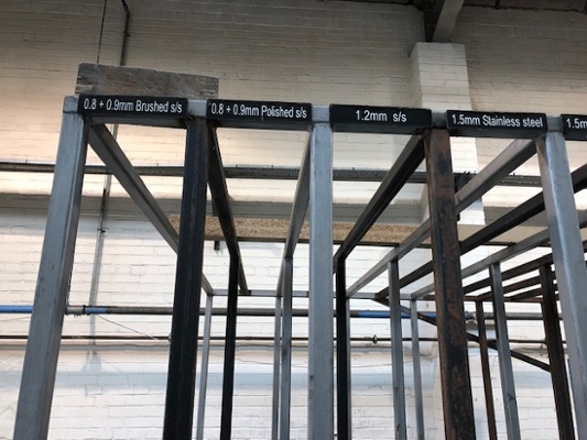 10 Bay Rack with Contents