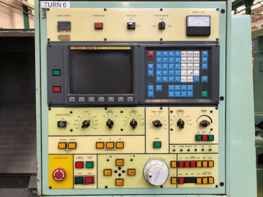 Victor V-Turn 20 CNC Lathe with Fanuc OT Control. Year 1995