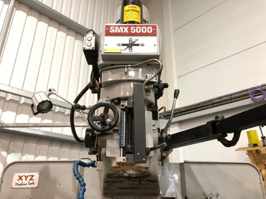 XYZ SMX5000 CNC Mill. Prototrak SMX Control.Year 2012